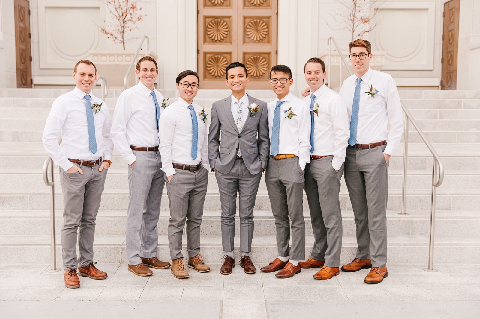 Joyful Winter Wedding At The Bountiful Utah Temple | Emily + An ...