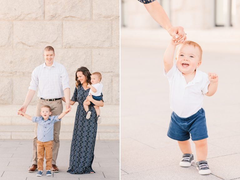 Utah Extended Family Photos Session at the State Capitol | The Bates