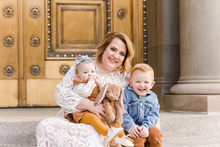 Downtown Salt Lake City Family Session | McConkie Family